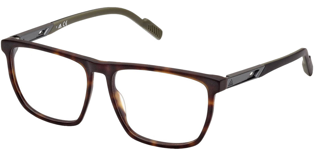 Adidas Dark Havana Soft Square Eyeglass Frames – Eyedictive