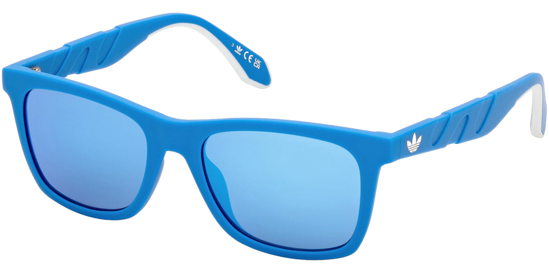Adidas Originals Matte Blue Soft Square w/ Mirror Lens – Eyedictive