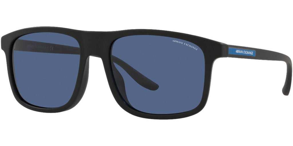 Armani Exchange Matte Black Square – Eyedictive