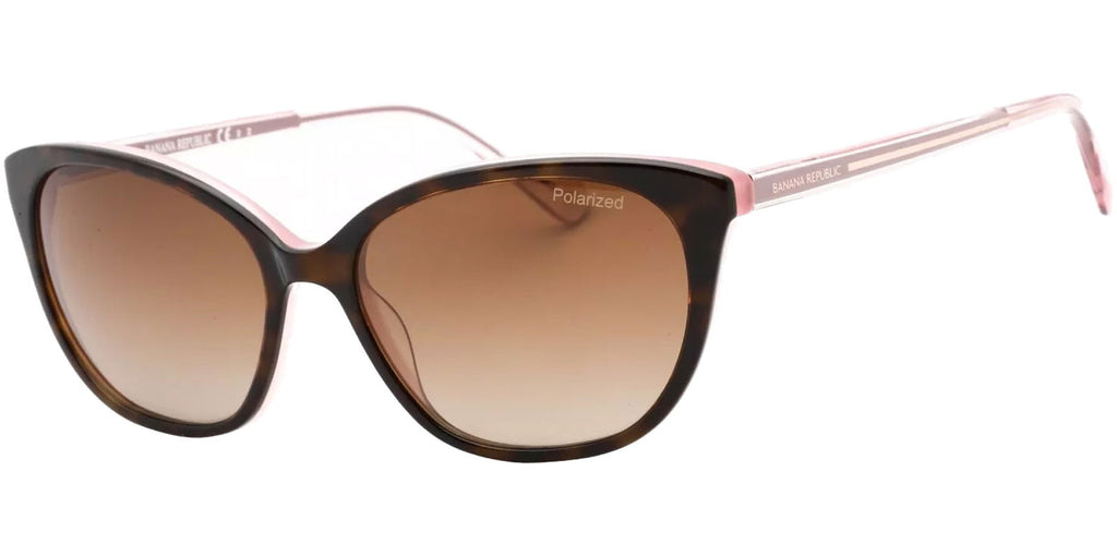 Banana Republic Polarized Havana Pink Cat Eye w/ Gradient Lens – Eyedictive