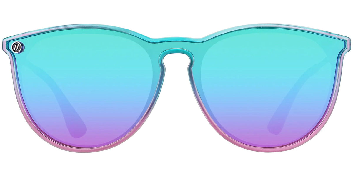 Blenders Eyewear North Park X2 Polarized Rounded Cat-Eye Shield Lens ...