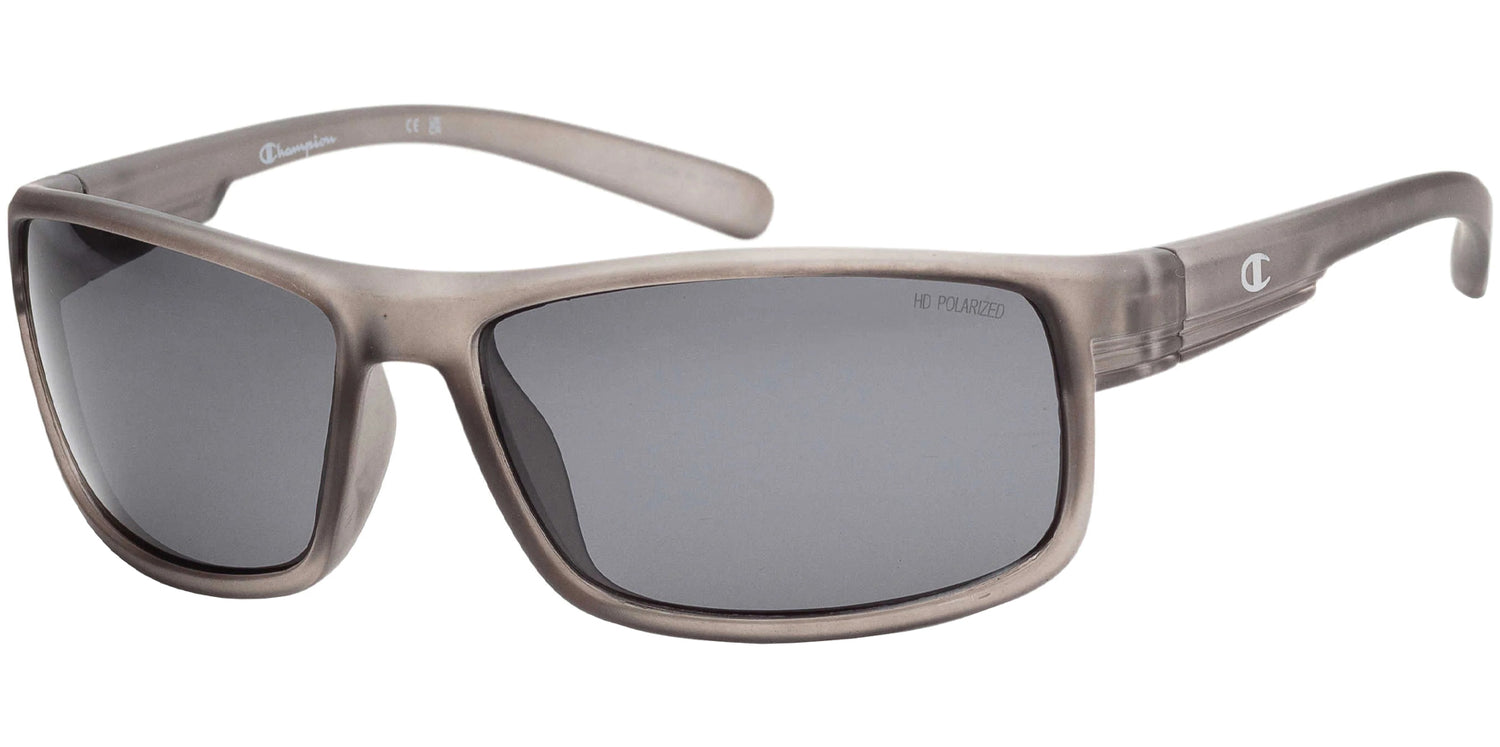 Champion Polarized Transparent Grey Sport Wrap – Eyedictive