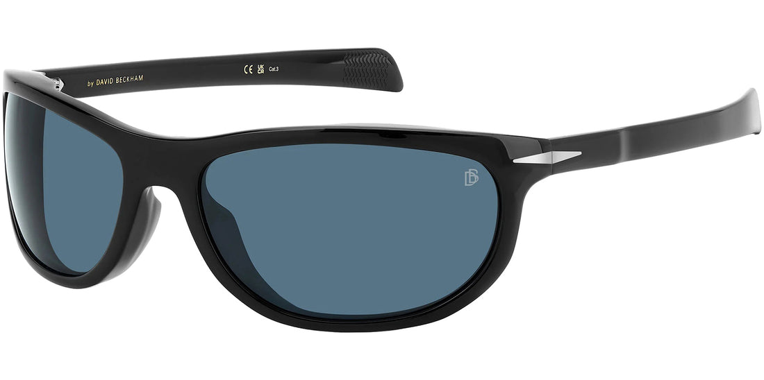 David Beckham Black Rectangle Wrap – Eyedictive