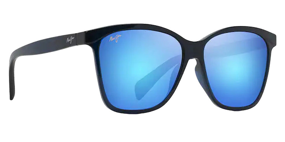 Maui Jim Liquid Sunshine Polarized Translucent Navy Square – Eyedictive