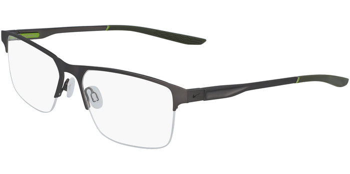 Nike Optical Semi-Rimless Rectangle Browline Eyeglass Frames – Eyedictive