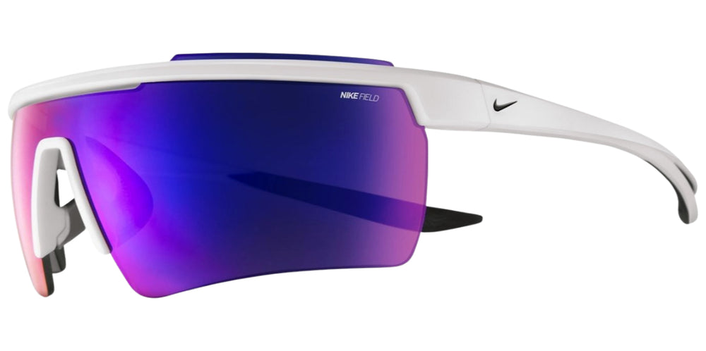 Nike Windshield Elite 20 Rectangular Half-Rim Wrap w/ Field Tint Mirro ...
