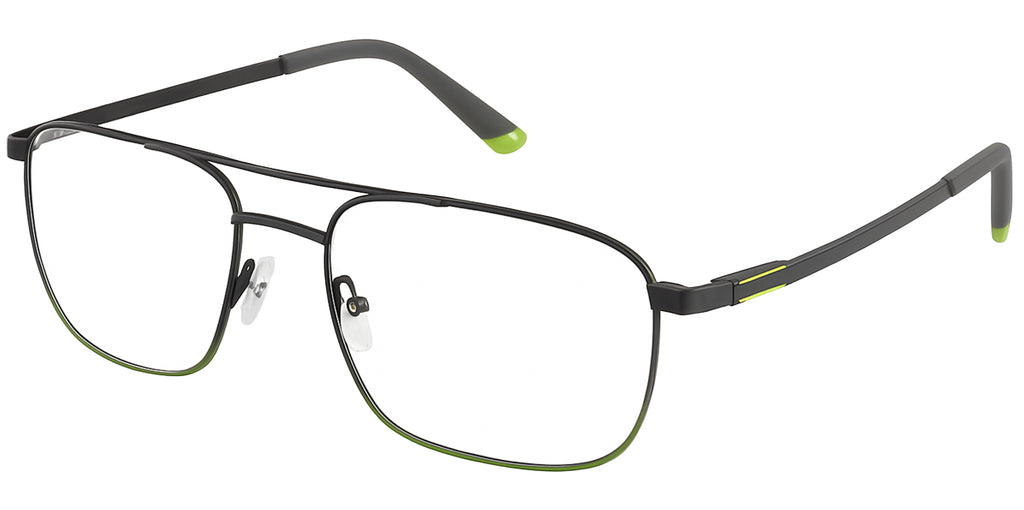 Psycho Bunny Gunmetal Stainless Steel Navigator Eyeglasses w/ Spring F ...