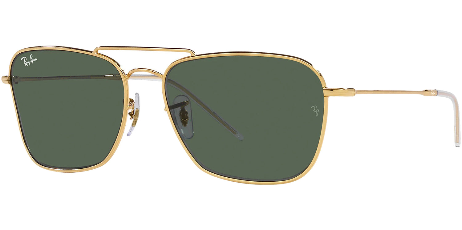 Ray-Ban Caravan Reverse Gold-Tone Navigator w/ Slim Temples – Eyedictive