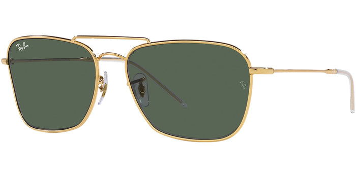 Ray-Ban Caravan Reverse Gold-Tone Navigator w/ Slim Temples – Eyedictive