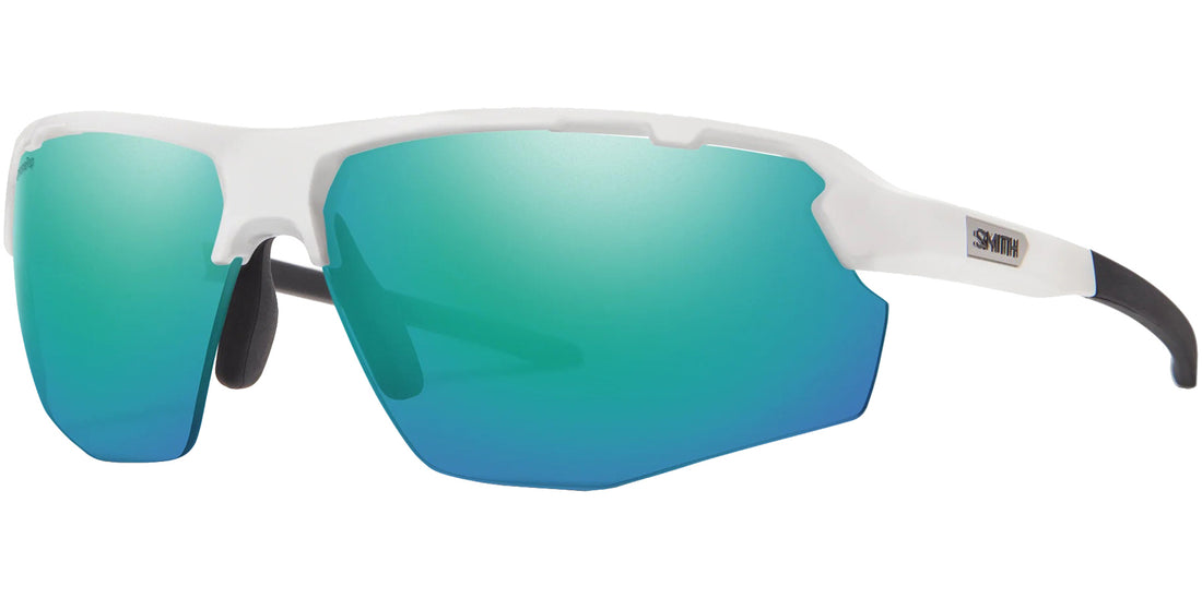 Smith Optics Resolve ChromaPop White Semi-Rimless Wrap w/ Bonus Lens ...