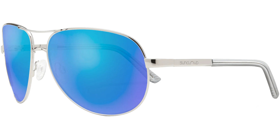 Suncloud Polarized Aviator w/ Polycarbonate Mirror Lens – Eyedictive
