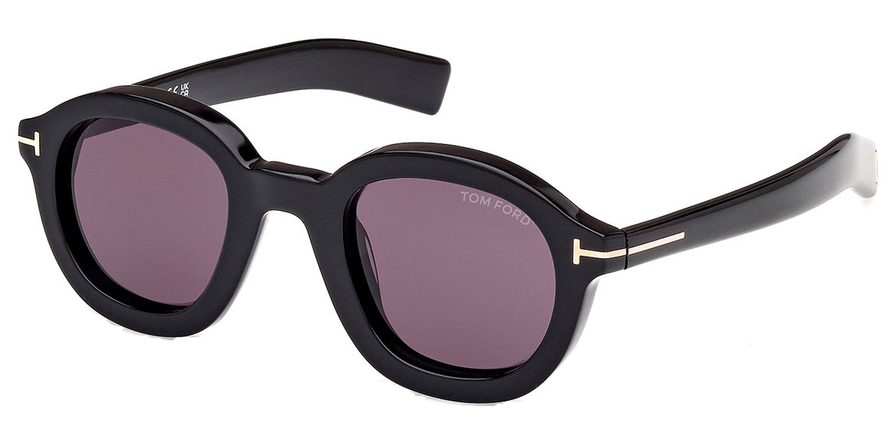 Tom Ford Raffa Shiny Black Round – Eyedictive