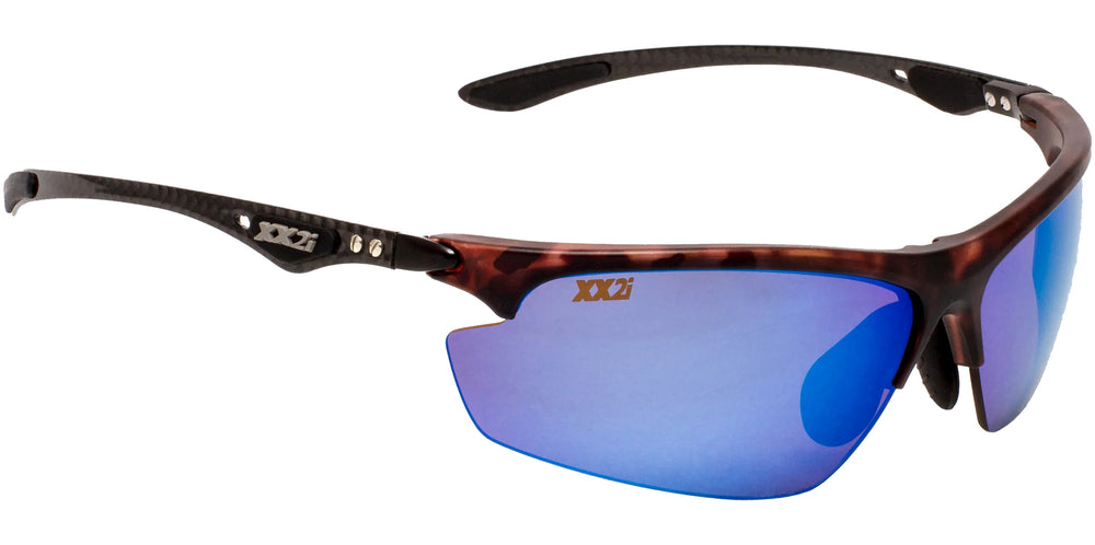 XX2i Hawaii1 Polarized Matte Tortoise Semi-Rimless Wrap w/ Carbon Fibe ...