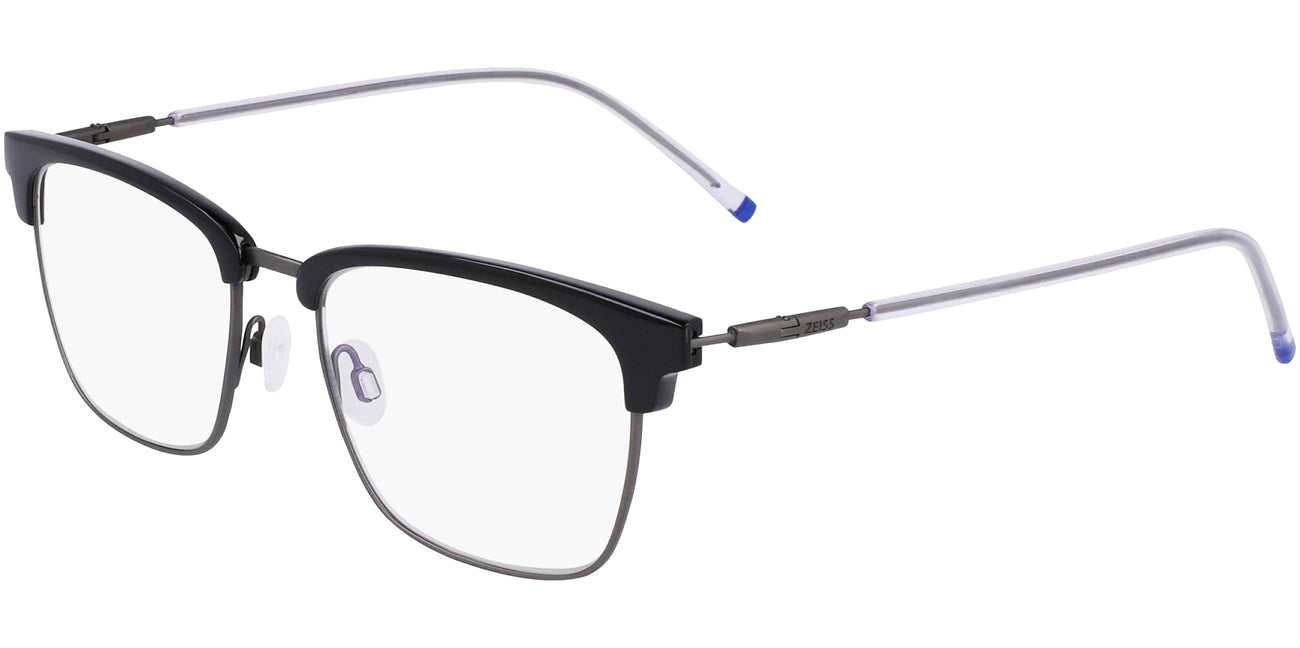 Zeiss Titanium Square Browline Eyeglass Frames w/ Slim Temples – Eyedictive