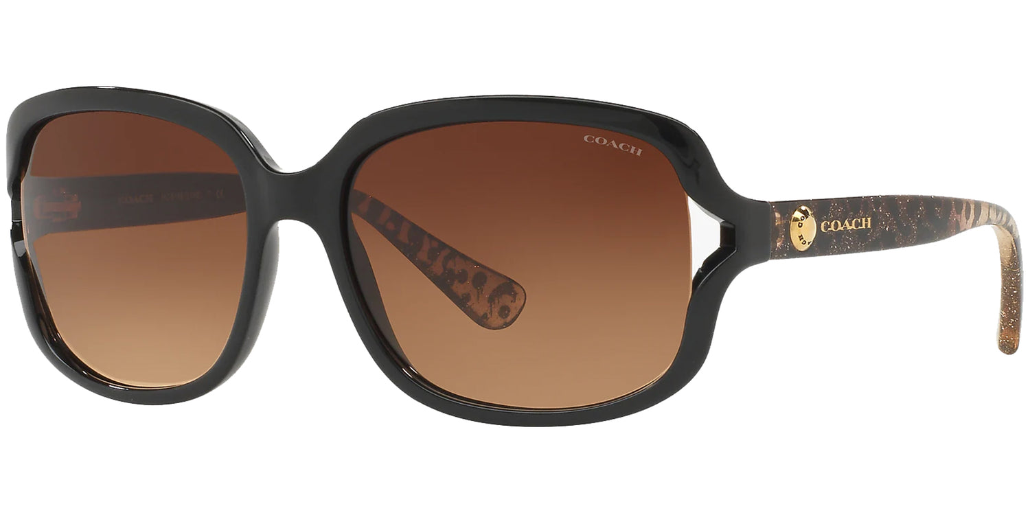 Coach Black/Wild Beast Cutaway Square w/ Gradient Lens – Eyedictive