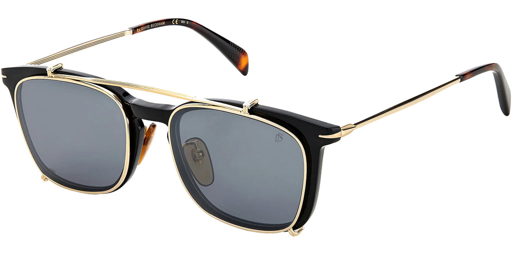 David Beckham Square Eyeglass Frame w/ Clip-On Lens – Eyedictive