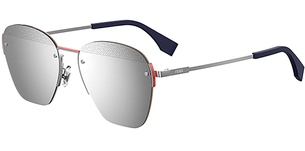 Fendi Geometric Rimless Aviator – Eyedictive