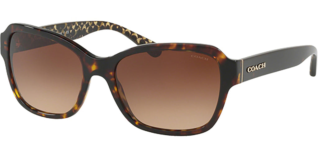 Coach Dark Tortoise Classic Square – Eyedictive