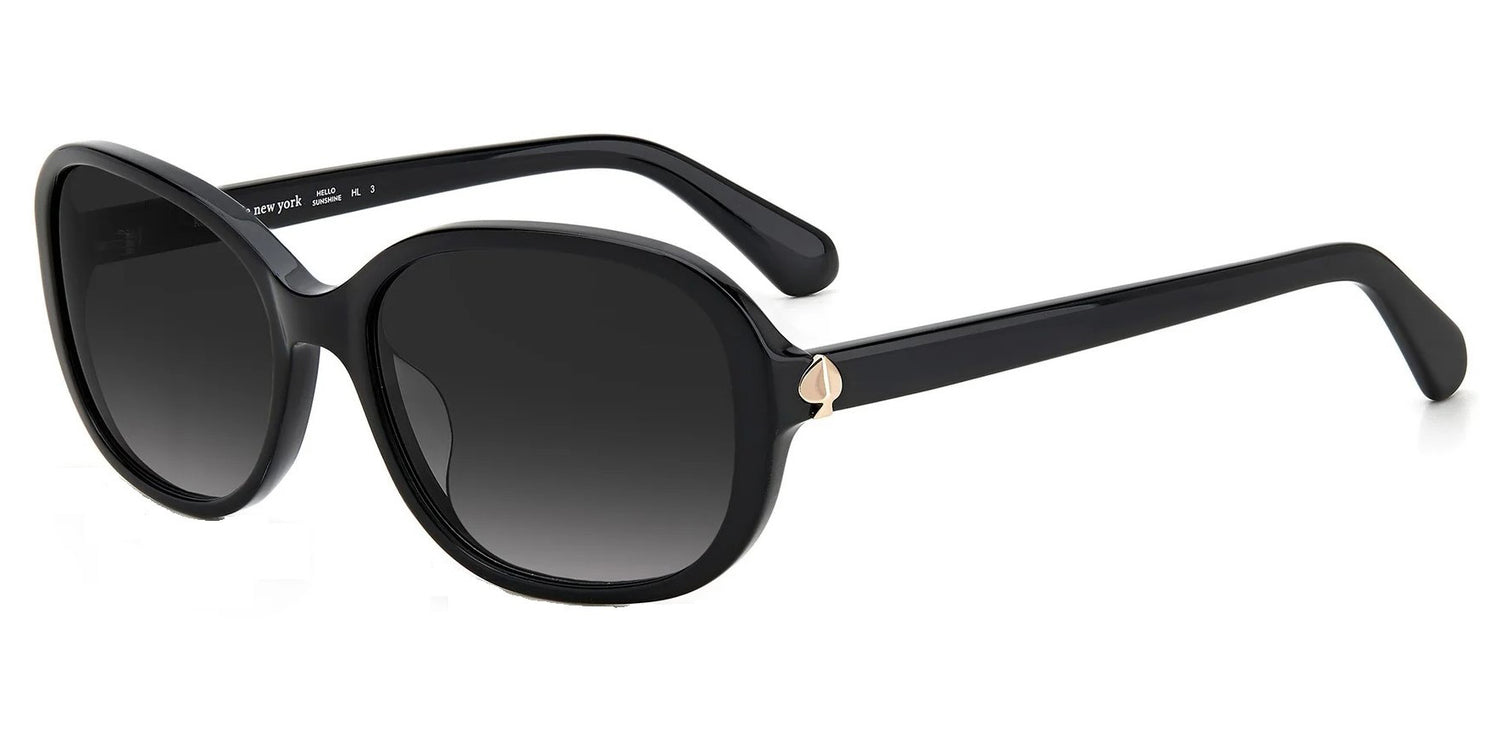 Kate Spade Izabella Black Stylized Oval w/ Gradient Lens – Eyedictive