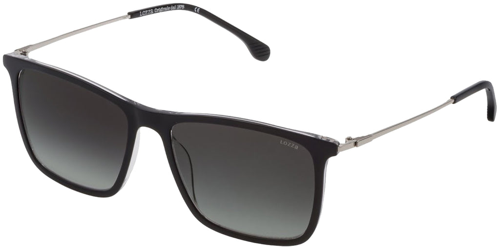 Lozza Zilo Ultralight Black/Crystal Slim Square – Eyedictive