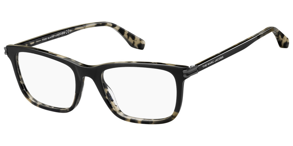 Marc Jacobs Black/Havana Gray Squared Eyeglass Frames – Eyedictive