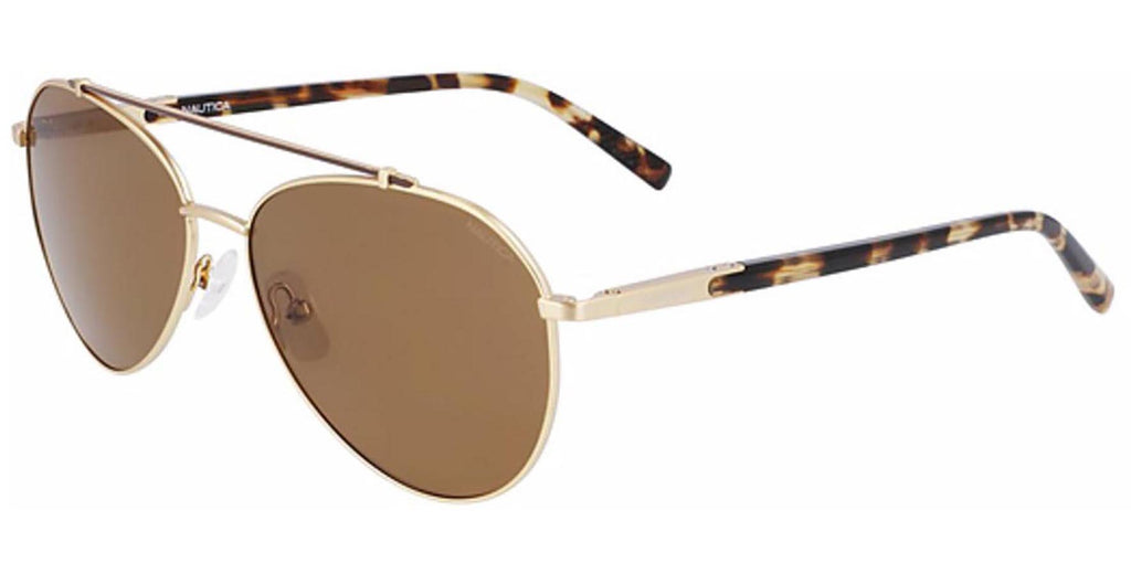 Nautica Polarized Spring/Flex Hinge Aviator – Eyedictive