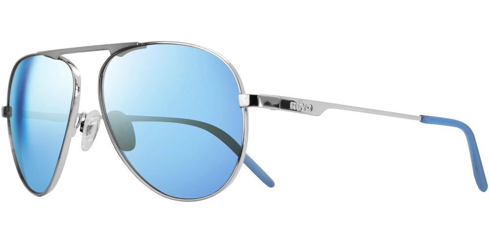 Revo Metro Polarized Stainless Steel Single Bridge Aviator – Eyedictive