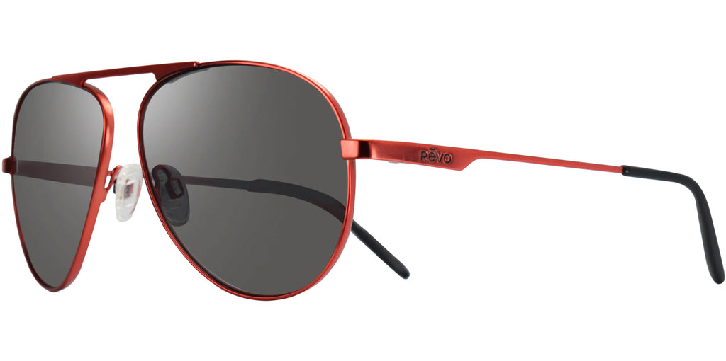 Revo Metro Polarized Stainless Steel Single Bridge Aviator – Eyedictive