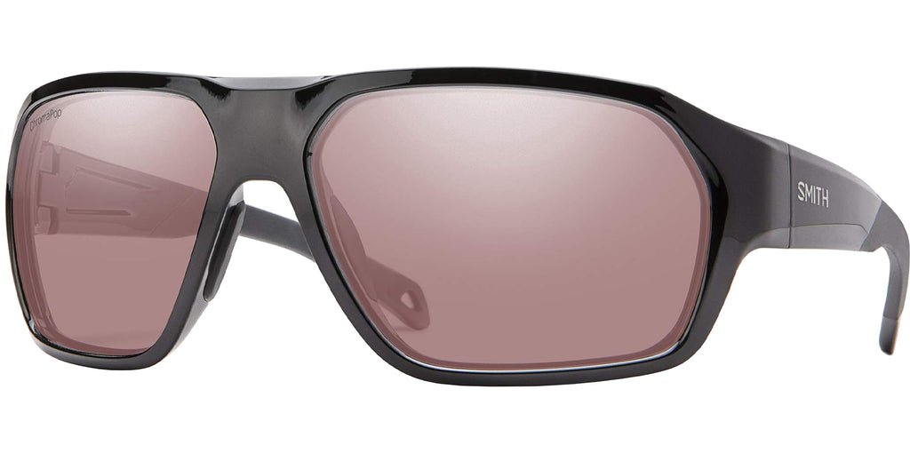 Smith Optics Deckboss Polarized ChromaPop Black Geometric Wrap – Eyedictive