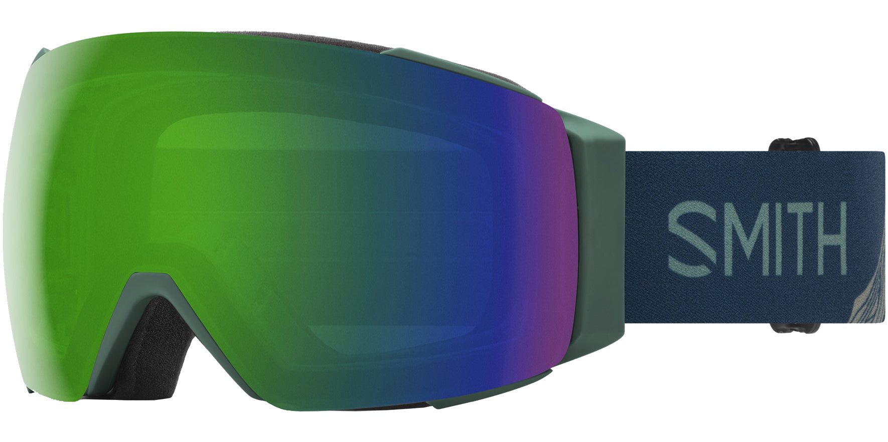 Smith Optics I/O MAG Low Bridge Fit ChromaPop Sport Shield Goggles ...