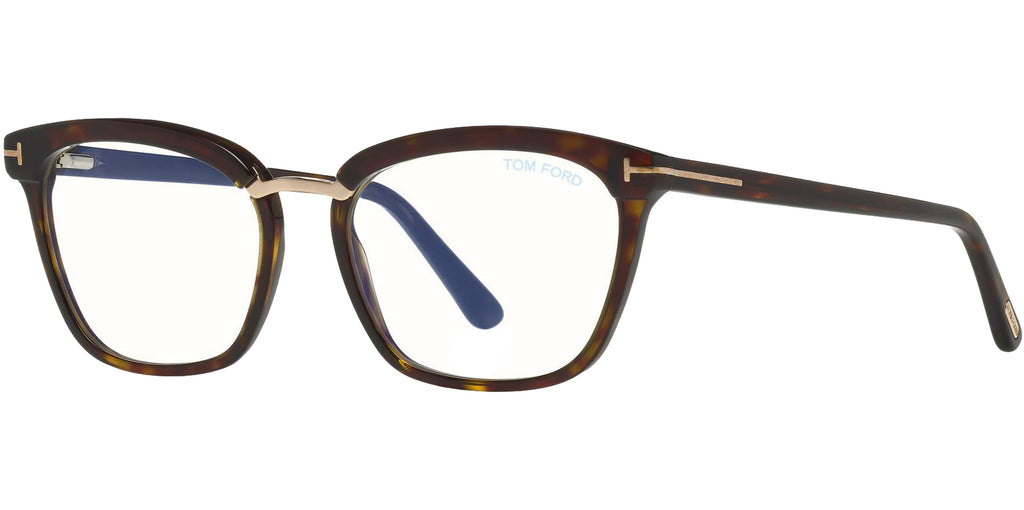 Tom Ford Blue Block Brow-Line/Cat-Eye Eyeglass Frames – Eyedictive