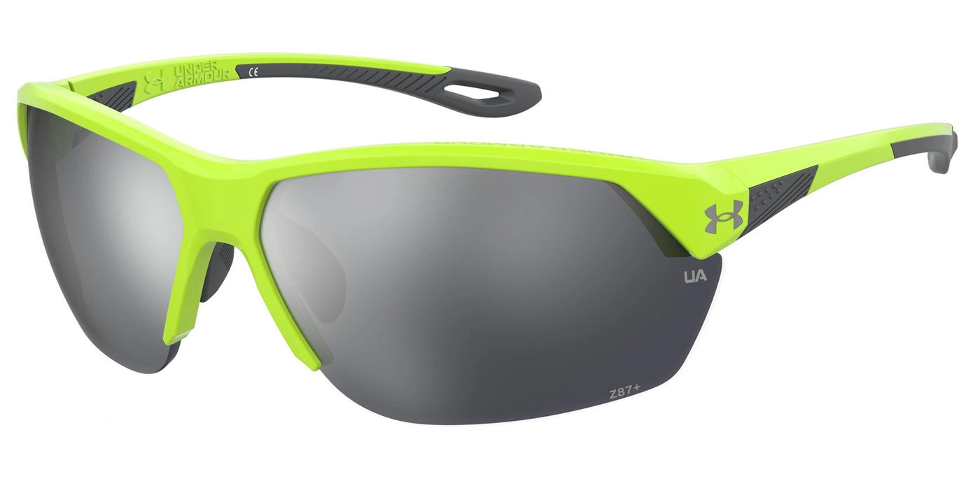 Under Armour Compete Green/Yellow Fluorescent ANSI Z87+ Semi-Rimless W ...