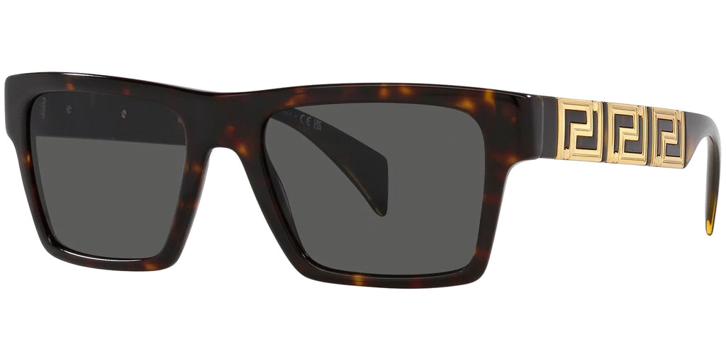 Versace Rectangle w/ Greca Pattern Temples – Eyedictive